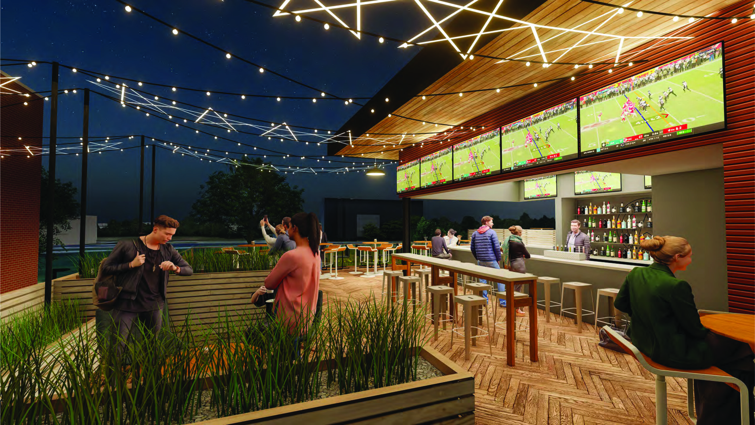 Coming to this Johnson County downtown: 2 rooftop restaurants, dessert ...